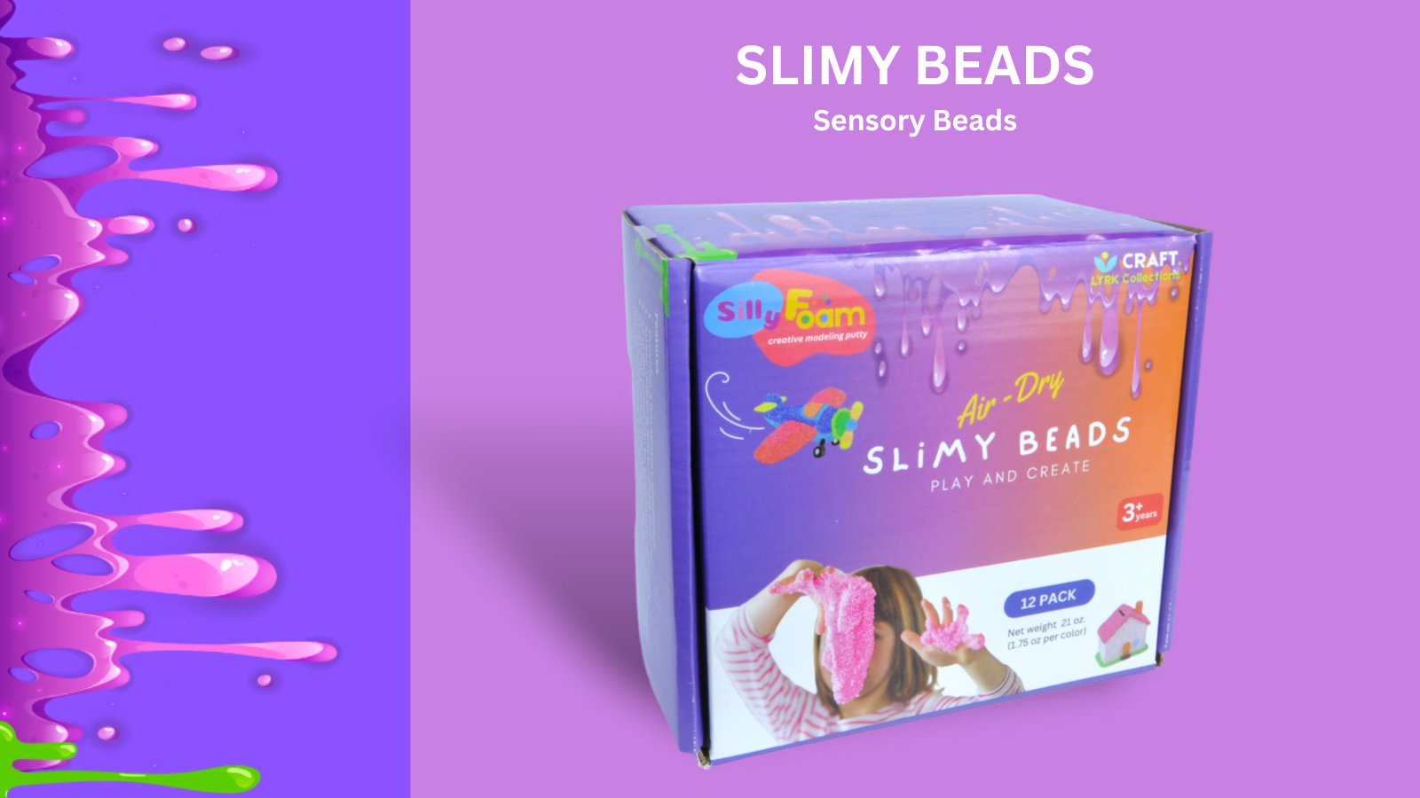 Slimy Beads - Sensory Beads – Silly Foam
