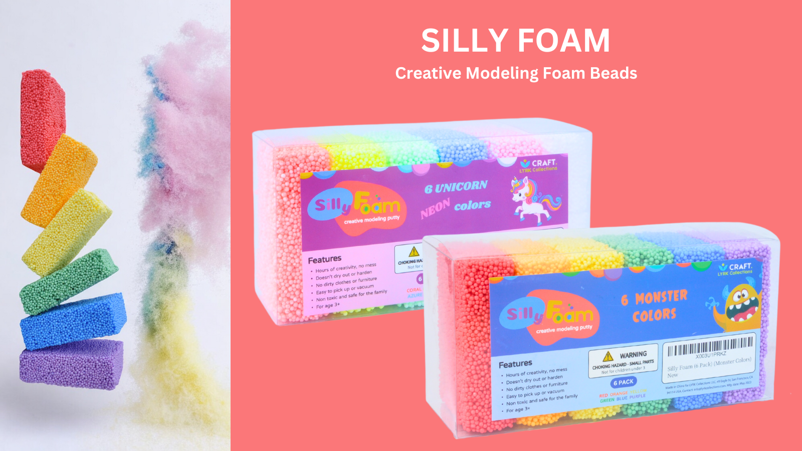 Silly Foam - Creative Modeling Foam Beads